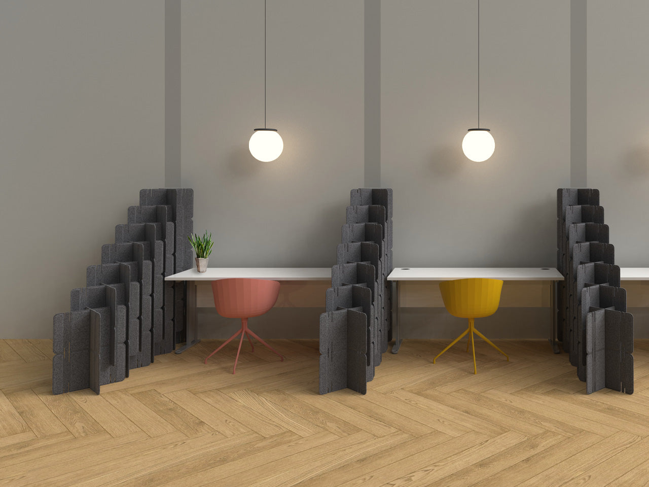 Build temporary office walls with modern room dividers - MIO Culture