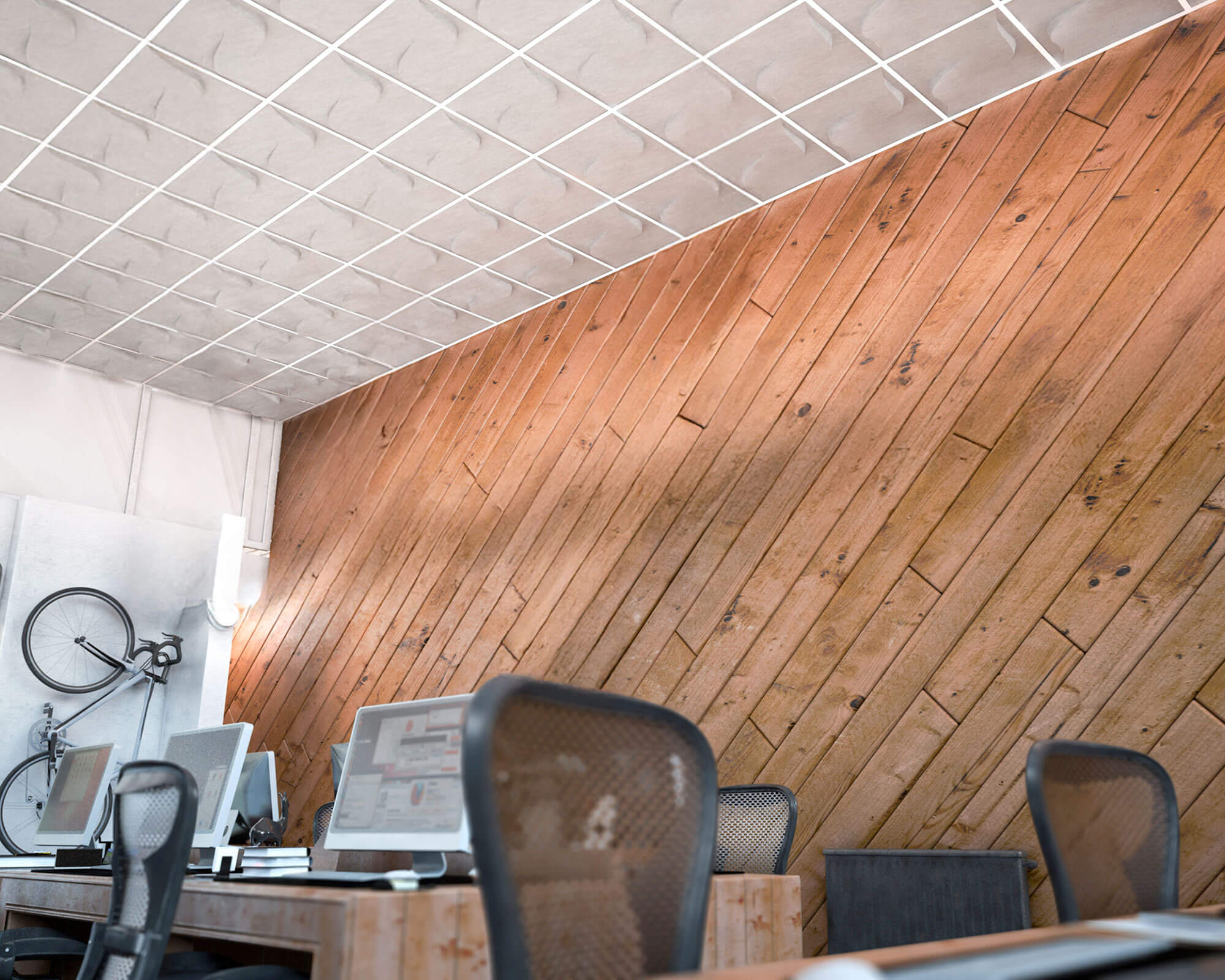 Ceiling tiles for better sound at home & work - MIO Culture