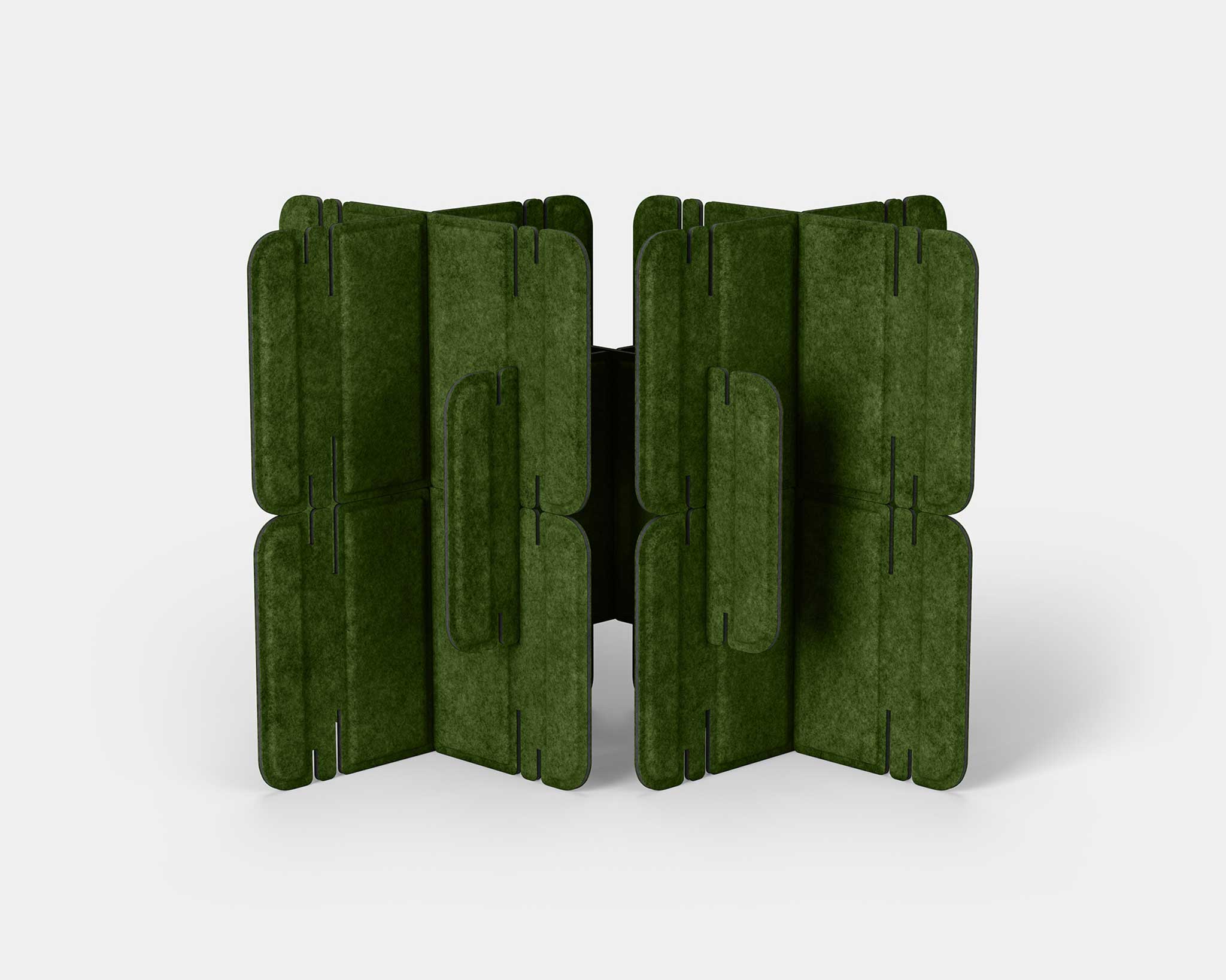 Nomad felt acoustic dividers: For home & office - Moss - MIO Culture