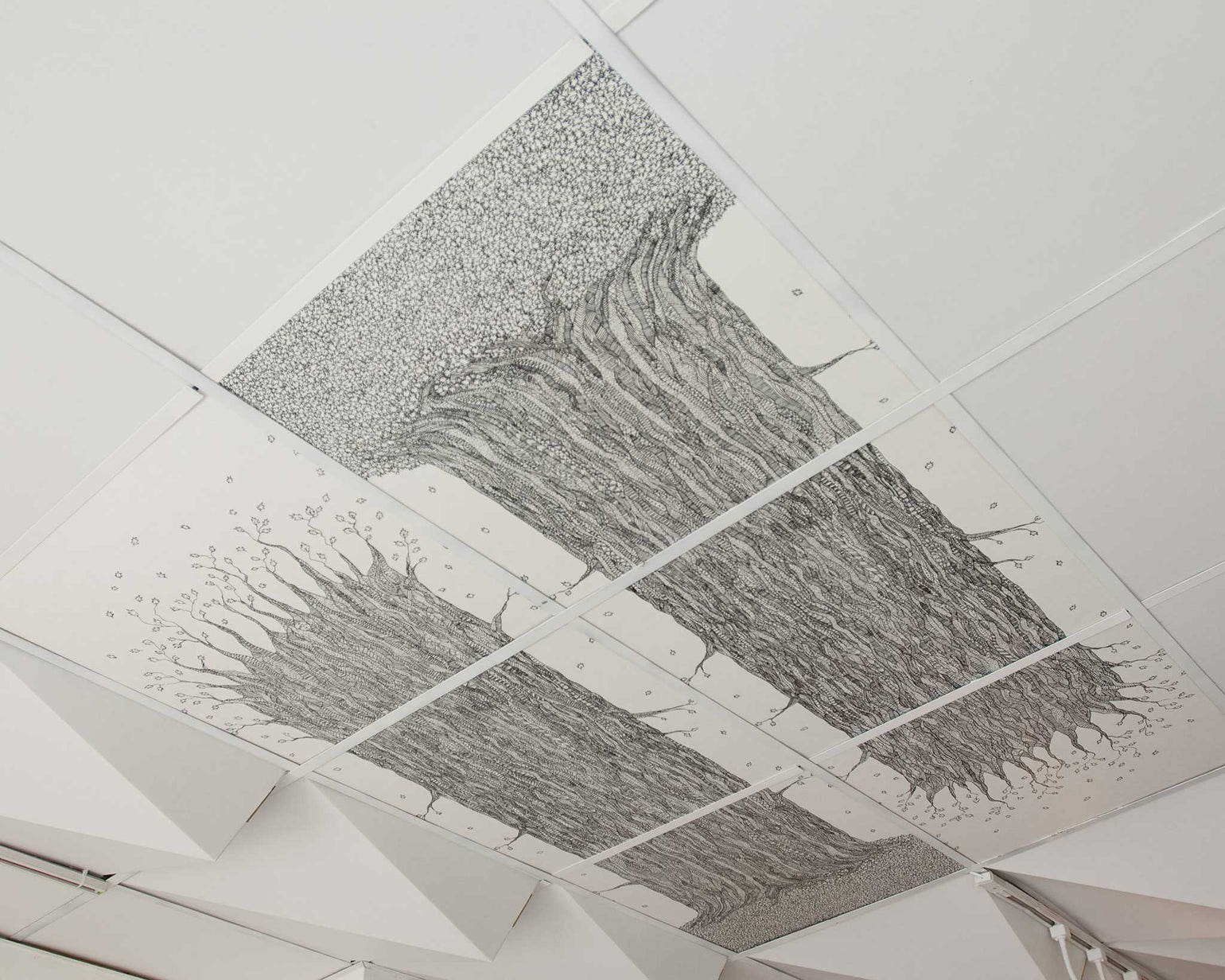 Custom Foldscapes Ceiling Tiles for Stunning Ceilings - MIO Culture