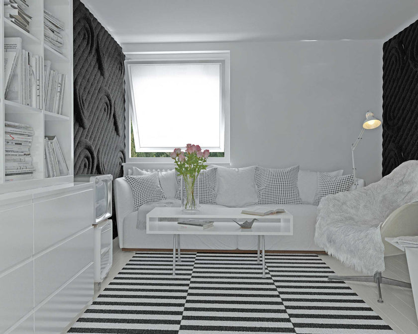 Deco feltforms – acoustic Tiles for sound & style - Mottled White - MIO ...