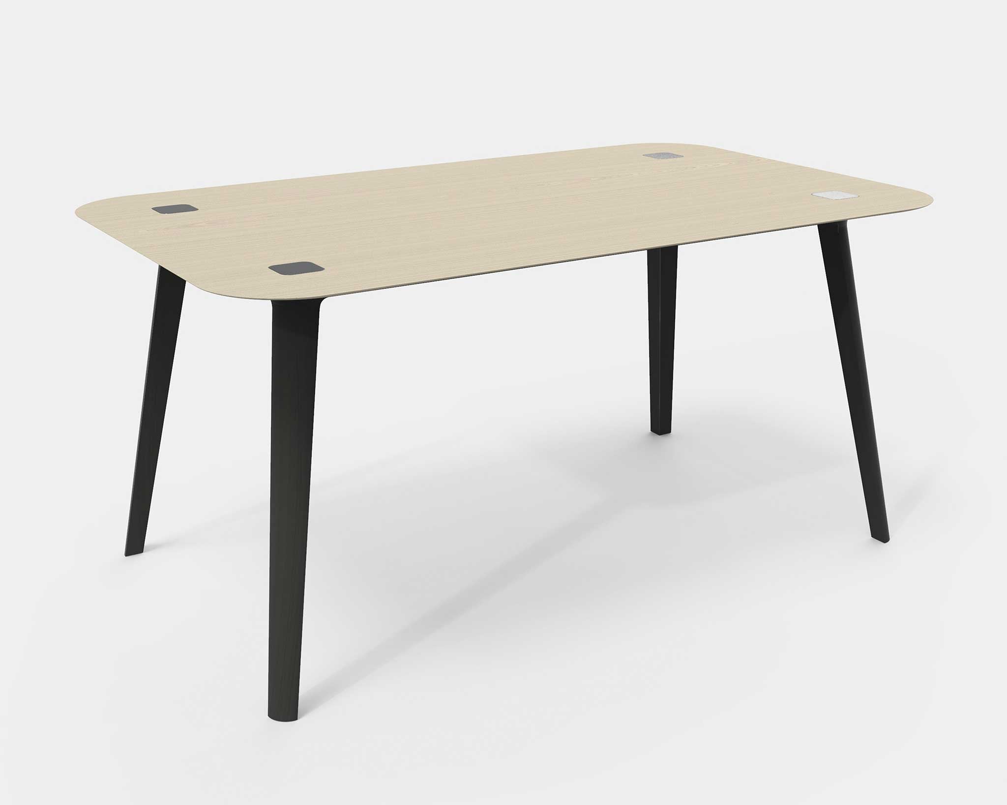Two Tone Desk with Customizable Color Options Available - Ash Natural ...